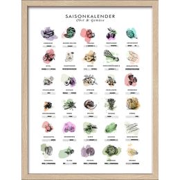 Pro Art Gerahmtes Bild SAISONKALENDER