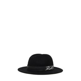 K by KARL LAGERFELD Karl Lagerfeld Hut 'FEDORA ' Damen Gr&ouml;&szlig;e 56/57 schwarz