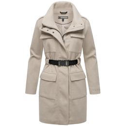 Marikoo Mantel 'Tanokoo 16' Damen Gr&ouml;&szlig;e XL beige