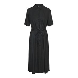 Pieces Blusenkleid 'PCPIA' Damen Gr&ouml;&szlig;e 38 schwarz Winterkleid