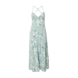 Hollister Kleid Damen Gr&ouml;&szlig;e 40 hellblau / smaragd / pastellgr&uuml;n / wei&szlig; Winterkleid
