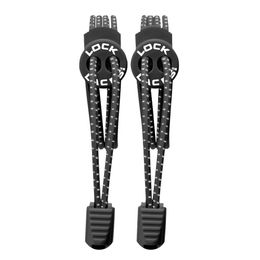 Lock Laces Reflective Storm Gray