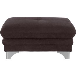 Hocker COTTA "Enterprise", braun (mud), B:98cm H:44cm T:67cm, Struktur (100% Polyester );Chenille (90% Polyester; 10% Polyamid ), Hocker, Hocker