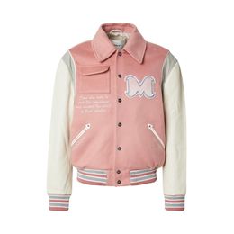 MOUTY Jacke Herren Größe S ecru / grau / rosa / rosé