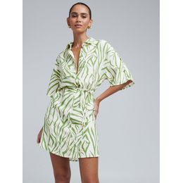 BWLDR Kleid 'Orla' Damen Größe 46 kiwi / weiß Winterkleid