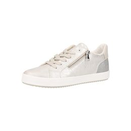 Geox Sneaker 'Blomiee' Damen Größe 41 silbergrau / silber / weiß