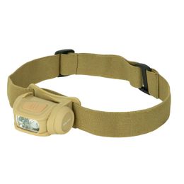 Mil-Tec Kopflampe LED 4-farbig coyote
