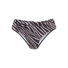 Lascana Damen Bikini-Hose, schwarz-bedruckt, Gr&ouml;&szlig;e 38