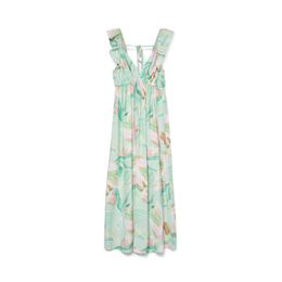 Véro Moda VERO MODA Kleid 'VMJosie' Damen Größe 34 petrol / hellgrün / hellpink Winterkleid