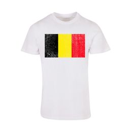 F4NT4STIC Shirt 'Belgien Flagge Belgium' male White size XL