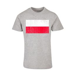 F4NT4STIC Shirt 'Polen Flagge' male Grey size XXL