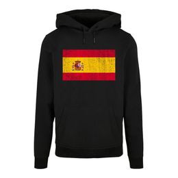 F4NT4STIC Sweatshirt 'Spain Spanien Flagge distressed' male Black size S