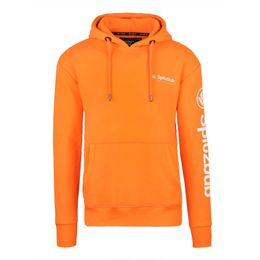 SPITZBUB Sweatshirt Herren Gr&ouml;&szlig;e S neonorange / wei&szlig;