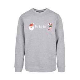 F4NT4STIC Sweatshirt 'Ho Ho Ho Weihnachten Christmas' male Grey size L