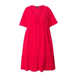 Ulla Popken Kleid Damen Gr&ouml;&szlig;e 62/64 rot Winterkleid