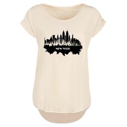 F4NT4STIC Shirt 'Cities Collection - New York skyline' female Beige size 4XL