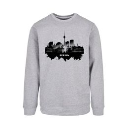 F4NT4STIC Sweatshirt 'Cities Collection - Berlin skyline' male Grey size XL