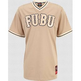 Fubu T-Shirt Herren Gr&ouml;&szlig;e XXS beige / sand / wei&szlig;