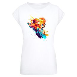 F4NT4STIC Shirt 'Basketball' female White size XXXL