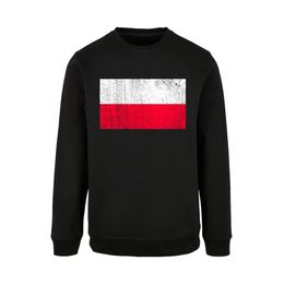 F4NT4STIC Sweatshirt 'Poland Polen Flagge' Herren Gr&ouml;&szlig;e XXXL hellrot / schwarz / wei&szlig;