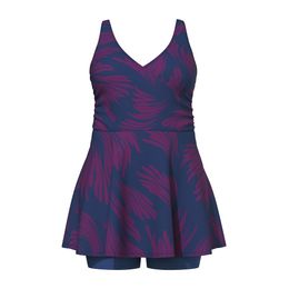 Ulla Popken Swimsuit Dress 'April' female Blue size 60
