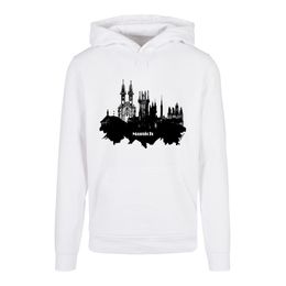 F4NT4STIC Sweatshirt 'Cities Collection - Munich skyline' Herren Gr&ouml;&szlig;e XL schwarz / wei&szlig;