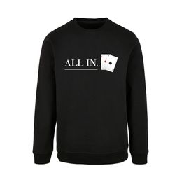 F4NT4STIC Sweatshirt 'Poker All In Karten' male Black size XXXL