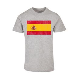 F4NT4STIC Shirt 'Spanien Flagge Spain' male Grey size XL