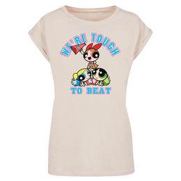 F4NT4STIC T-Shirt 'Powerpuff Girls Tough To Beat' Damen Gr&ouml;&szlig;e 5XL sand / hellblau / rot / schwarz