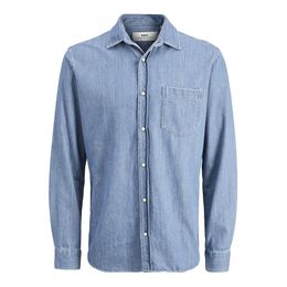 R.D.D. ROYAL DENIM DIVISION Button Up Shirt 'RDDLESNER' male Blue size S