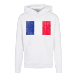 F4NT4STIC Sweatshirt 'France Frankreich Flagge distressed' male White size S