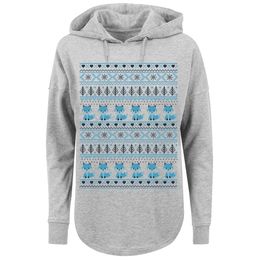 F4NT4STIC Sweatshirt 'Christmas Fuchs Weihnachten ' female Grey size S