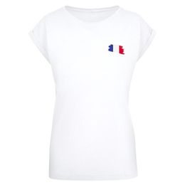 F4NT4STIC Shirt 'France Frankreich Flagge Fahne' female White size XXXL
