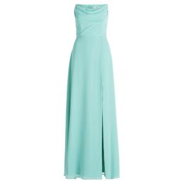 Vera Mont Abendkleid mit Wasserfallausschnitt Damen Größe 42 grün Winterkleid