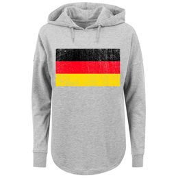 F4NT4STIC Sweatshirt 'Germany Deutschland Flagge distressed' female Grey size L