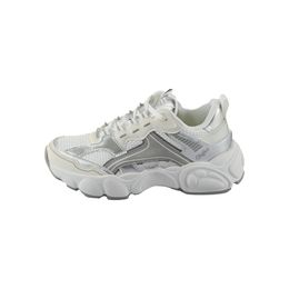 Buffalo Sneaker Damen Gr&ouml;&szlig;e 42 silber / wei&szlig;