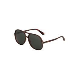 Polaroid Sonnenbrille Herren Gr&ouml;&szlig;e 57 dunkelbraun