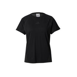 adidas Performance Sportshirt 'Seamless Knitted' Damen Gr&ouml;&szlig;e XL dunkelgrau / schwarz