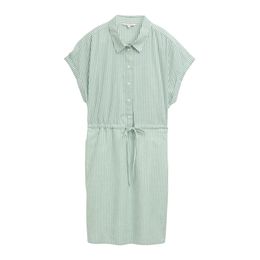 Tom Tailor Denim Kleid Damen Gr&ouml;&szlig;e 44 mint / offwhite Winterkleid