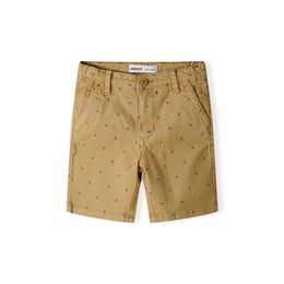 MINOTI Hose Jungen Gr&ouml;&szlig;e 104/110 camel / schwarz