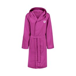 arena Bademantel 'COMPACT MICROFIBER' Herren Gr&ouml;&szlig;e XL pink / wei&szlig;