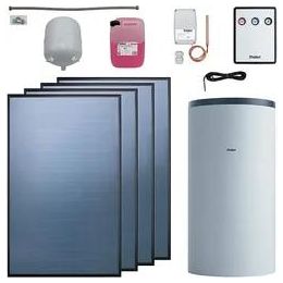 Vaillant Solarthermie-Paket 9.451/3 - 4 Kollektoren VFK 145 V mit Speicher VPS RS 800 B - 10,04 m2 - 0010042391