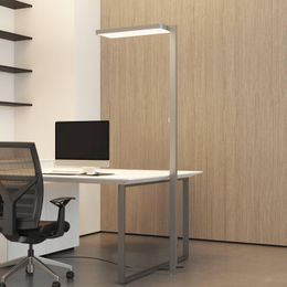 ARCCHIO LED-Stehleuchte Timon, 54W, silber, Höhe 195 cm