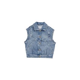 WE Fashion Weste M&auml;dchen Gr&ouml;&szlig;e 134/140 blue denim