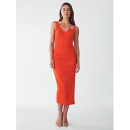 BWLDR Kleid 'COVA' Damen Gr&ouml;&szlig;e 46 orange Winterkleid