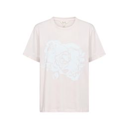 PART TWO T-Shirt 'NahidPW' Damen Gr&ouml;&szlig;e L rosa / wei&szlig;