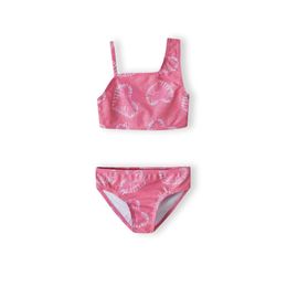 MINOTI Bikini M&auml;dchen Gr&ouml;&szlig;e 110/116 rosa / wei&szlig;