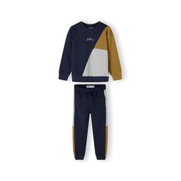 MINOTI Jogginganzug Jungen Gr&ouml;&szlig;e 86/92 dunkelblau / hellgrau / gr&uuml;n