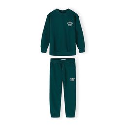 MINOTI Jogginganzug Jungen Gr&ouml;&szlig;e 80/86 dunkelgr&uuml;n