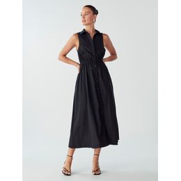 Willa Blusenkleid 'LINA' Damen Gr&ouml;&szlig;e 46 schwarz Sommerkleid